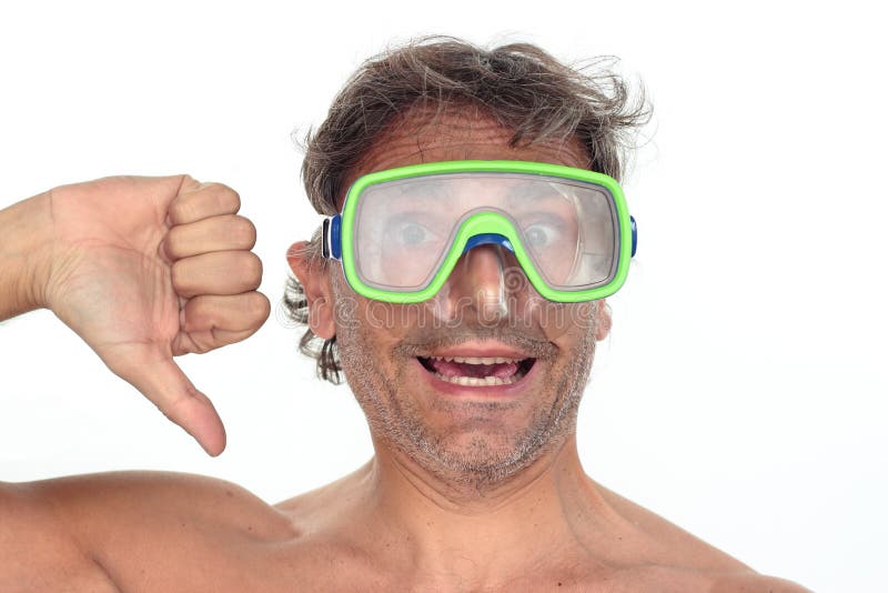 Handsome Young Man Doing Thumb Down Sign Stock Photo - Image of thumb ...