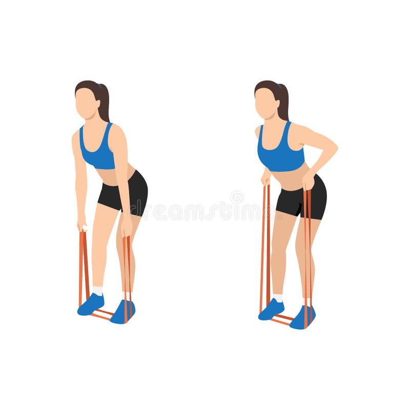 Back Row Exercise Stock Illustrations – 99 Back Row Exercise Stock ...