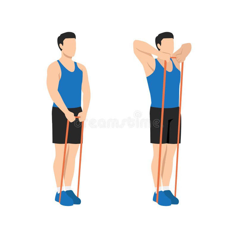 Exercise Band Row Stock Illustrations – 46 Exercise Band Row Stock ...