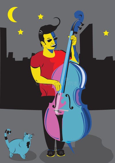 Bass Fiddle Stock Illustrations – 2,213 Bass Fiddle Stock Illustrations ...