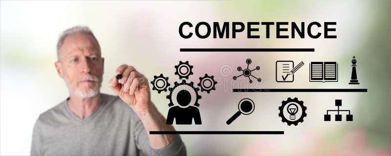 Man Drawing Competence Concept Stock Photo - Image of creative, person ...