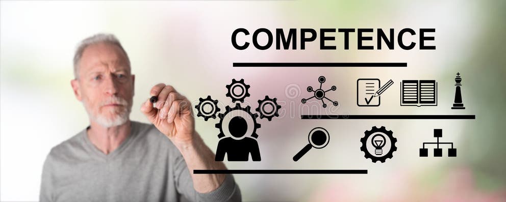 Man Drawing Competence Concept Stock Photo - Image of creative, person ...