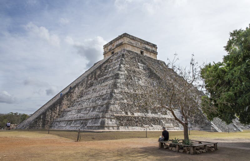 Man Drawing a Picture of a Pyramid Editorial Stock Photo - Image of ...