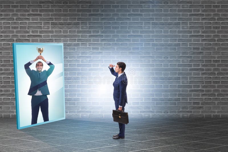 Man Dreaming of Bigger Success Stock Photo - Image of leader ...