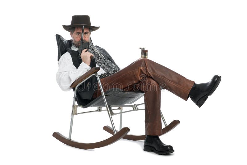 Man Dressed As a Retro with a Mauser Stock Image - Image of isolated ...