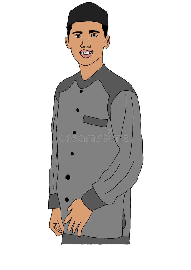 Man Dressed in a Robe Standing on a Sandy Landscape and Bright Sun ...