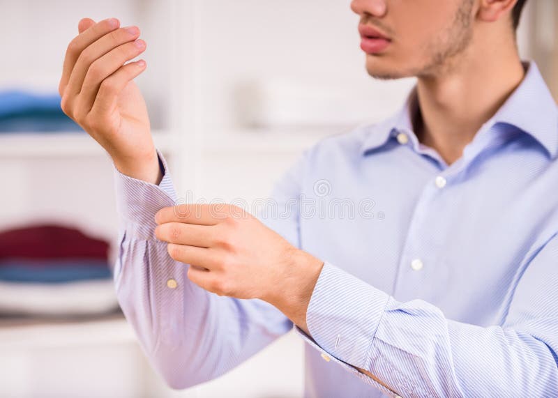 Man in dressing room stock image. Image of gentleman - 57806875