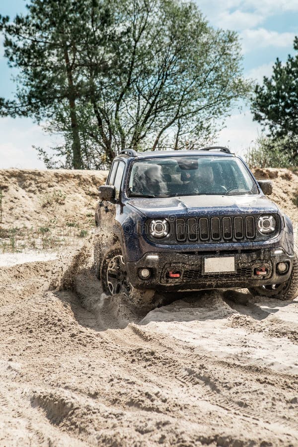 Man Drifting Doing Donuts at Sand Beach Stock Photo - Image of auto ...