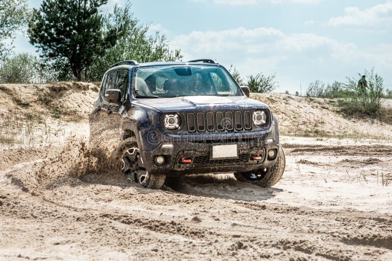 Man Drifting Doing Donuts at Sand Beach Stock Image - Image of extreme ...