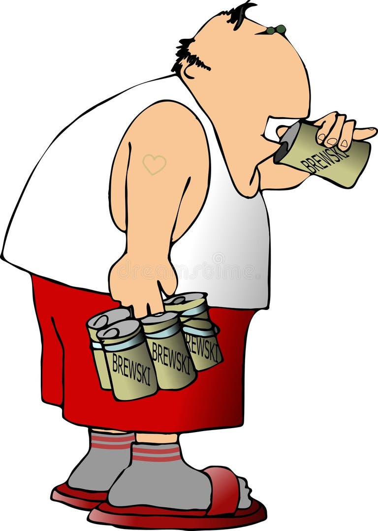 Cartoon Men Drinking Beer Stock Illustrations – 411 Cartoon Men ...