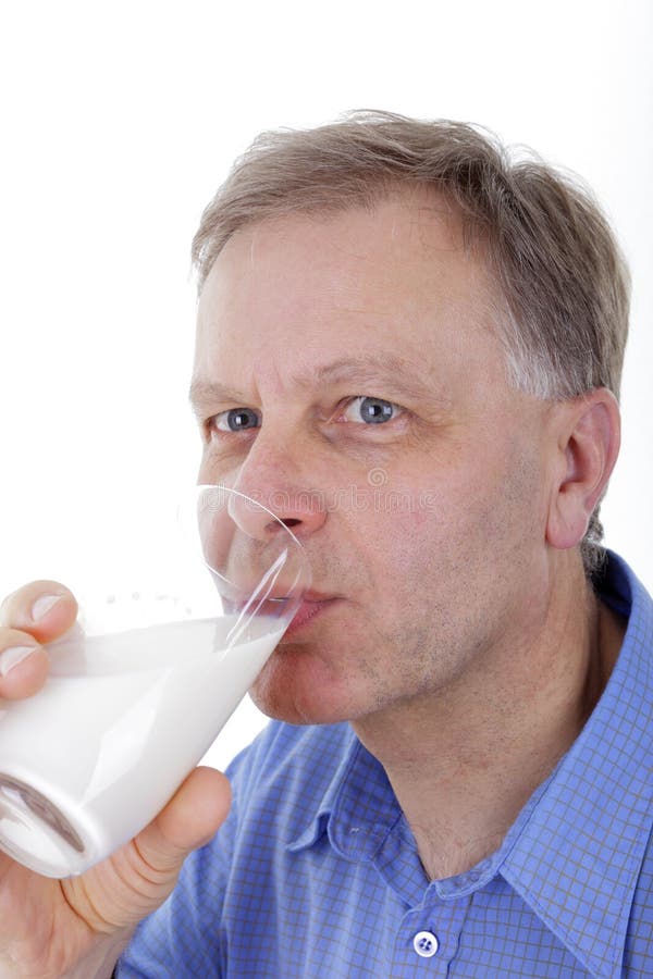 Man drinking milk stock image. Image of person, male - 25364413