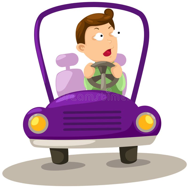 Driving emoticon stock vector. Illustration of automobile - 32904803