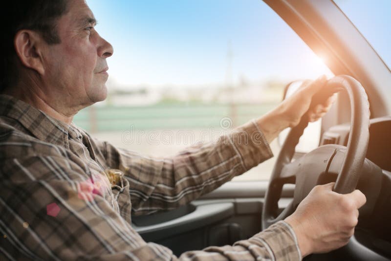 Man driving car stock photo. Image of moving, adult, inside - 5223400