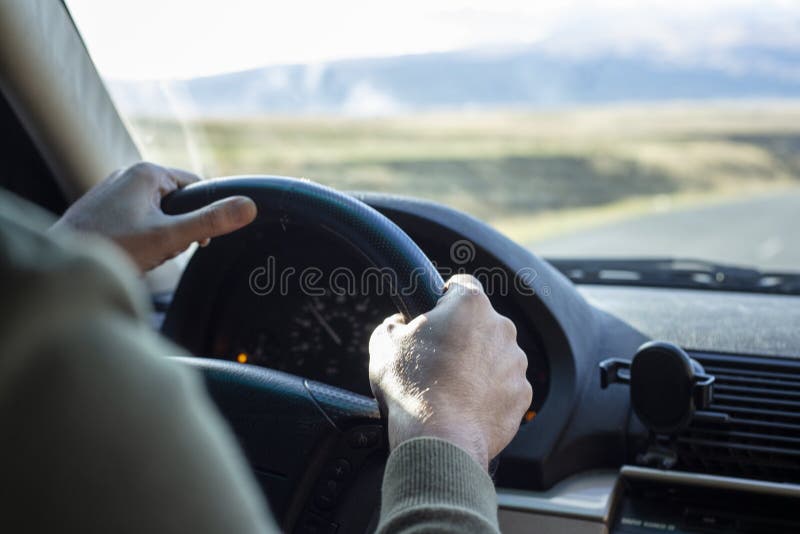 Man driving a car stock image. Image of trip, adult - 260396271