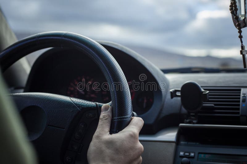 Man driving a car stock image. Image of driver, vehicle - 260396327