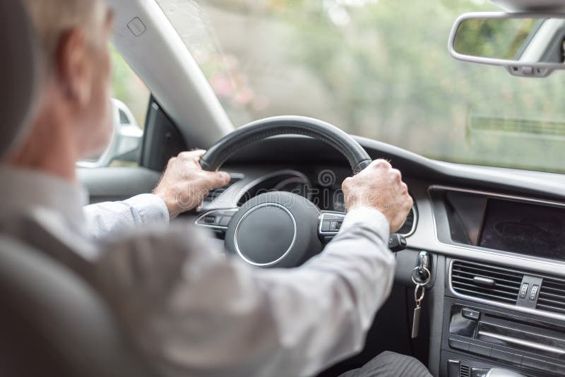 Man driving a car stock image. Image of automobile, person - 81397655
