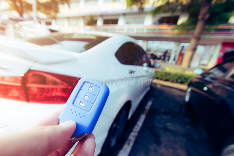 Man Driving Car from Rear View on the Highway Stock Image - Image of ...