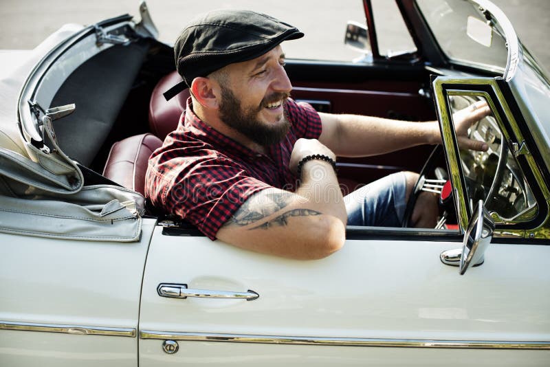 Man Driving a Car with Windows Down Stock Photo - Image of break, gypsy ...
