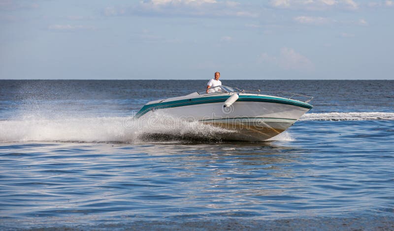 Fast Boat stock image. Image of green, foam, holiday - 32219087