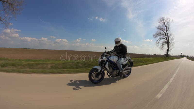 Man driving motorcycle stock photo. Image of speed, person - 39857488