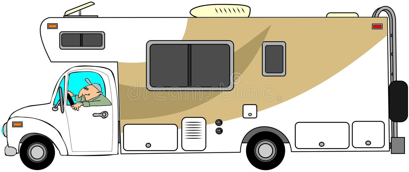 Motorhome Cartoon Stock Illustrations – 2,005 Motorhome Cartoon Stock ...