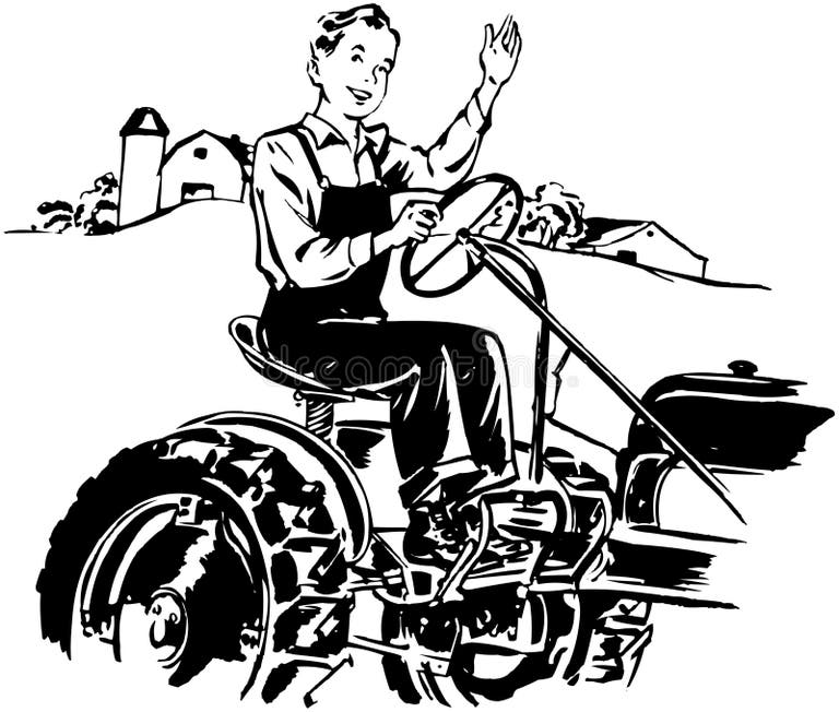 Man Driving Tractor Stock Illustrations – 531 Man Driving Tractor Stock ...