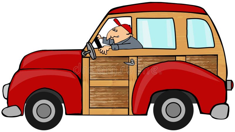Woody Car Vector