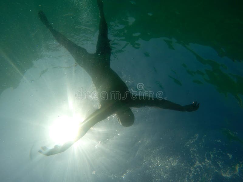 Drowning man stock image. Image of body, swimmer, male - 99350181