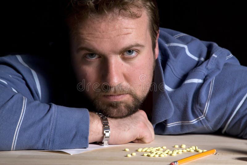 Man Drug Addiction Problem stock photo. Image of caucasian - 14062904