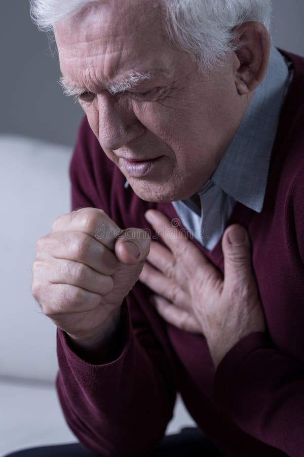 Man with dyspnoea stock image. Image of sick, depression - 51936311