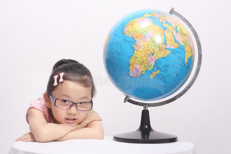 Children Thinking Geography Stock Photos - Free & Royalty-Free Stock ...