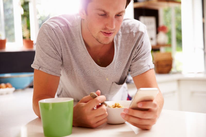 34,244 Man Eating Breakfast Stock Photos - Free & Royalty-Free Stock ...