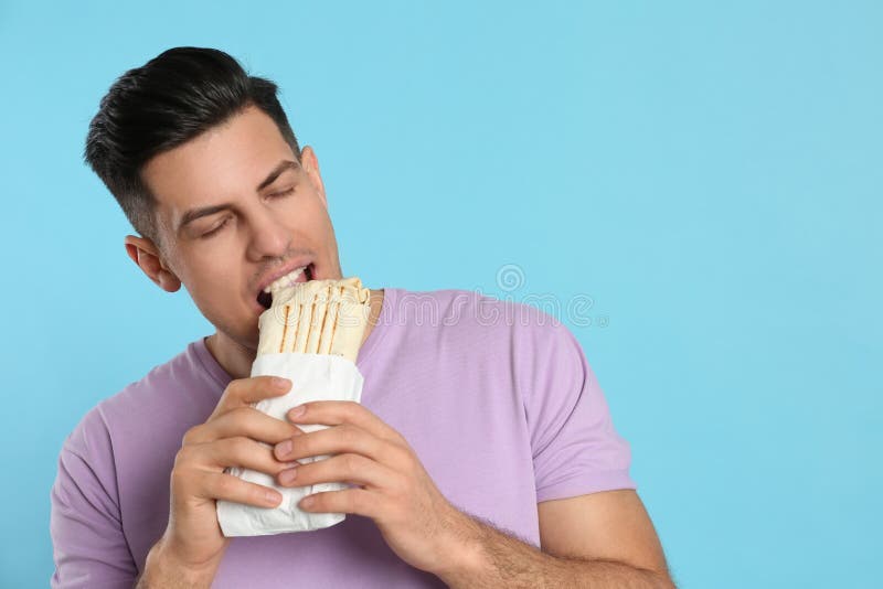 351 Eating Shawarma Man Stock Photos - Free & Royalty-Free Stock Photos ...