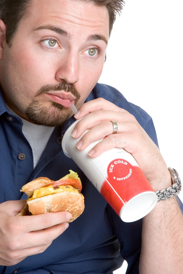 327 Man Eating Fast Food Burger Soda Stock Photos - Free & Royalty-Free ...