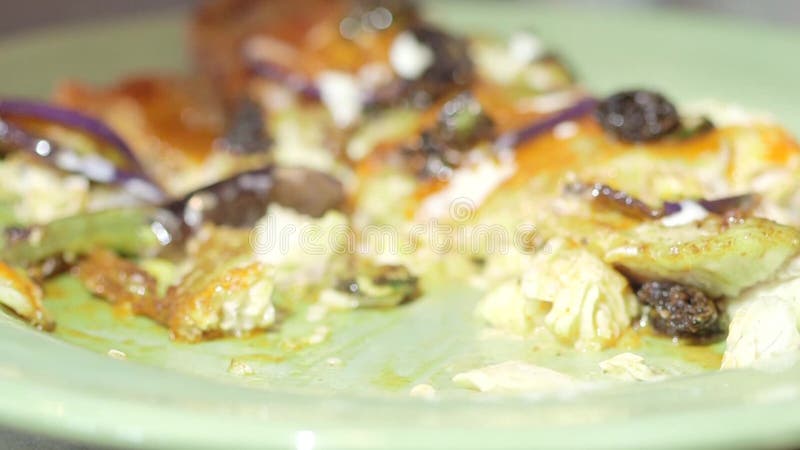 Man Eating Fish Fillet with a Fork in Kitchen Stock Video - Video of ...