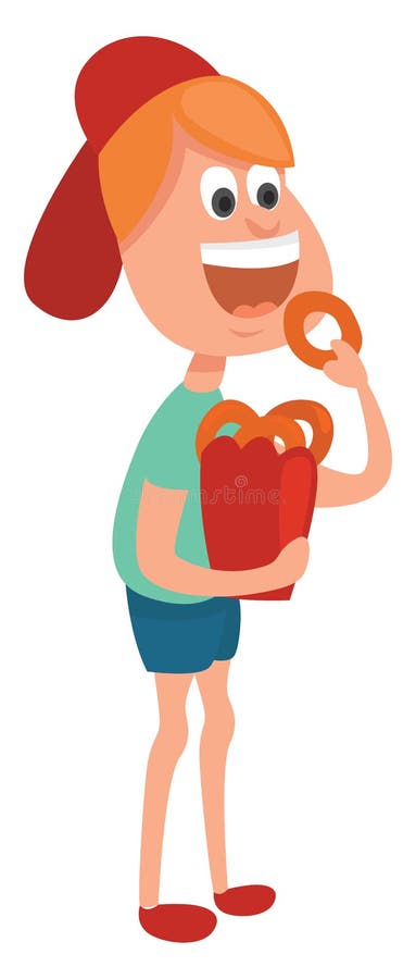 Cartoon Illustration Man Over Eating Pizza Stock Illustrations – 13 ...