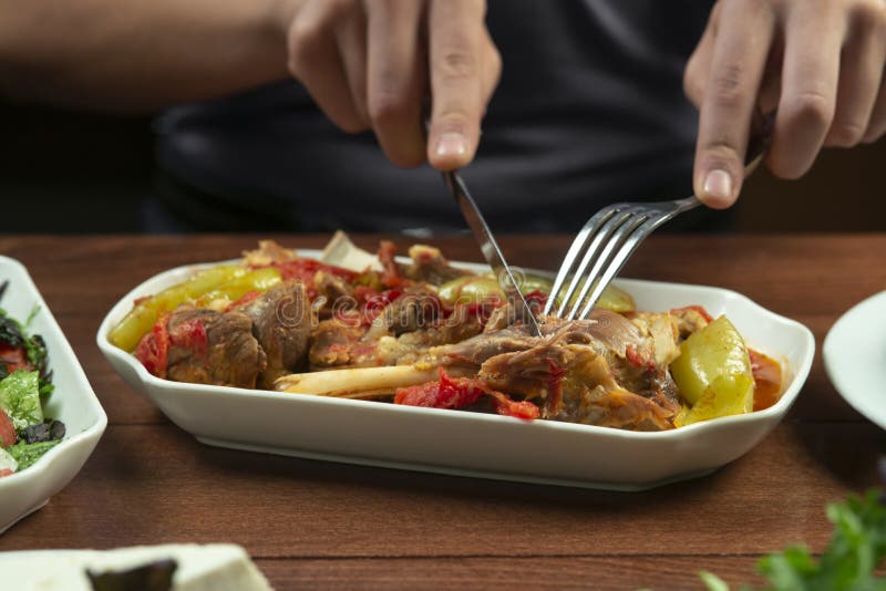 Eats lamb stew stock photo. Image of meal, menu, roast - 177635514