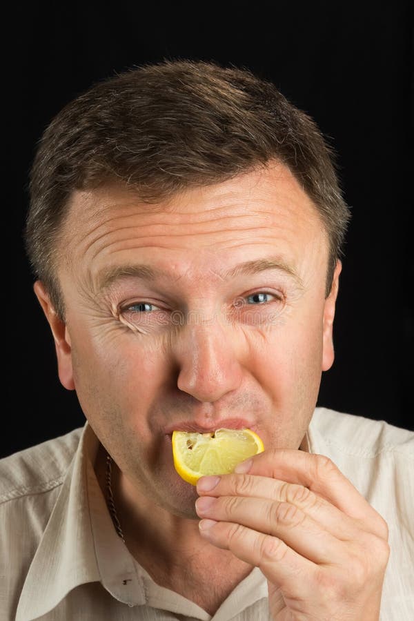 Sour lemon expression stock image. Image of humor, refreshing - 22913199
