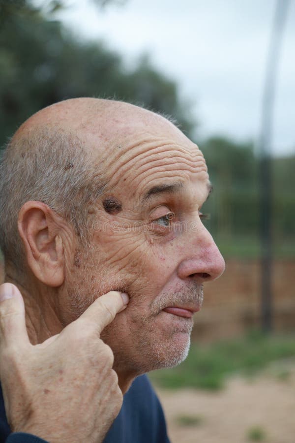 Man Eats Something Deliciously Good Food Seated in the Park Stock Image ...