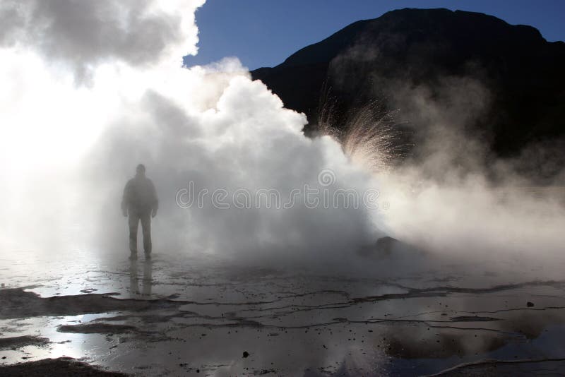 El Tatio Geysers - Atacama Desert - Chile Stock Photo - Image of ...