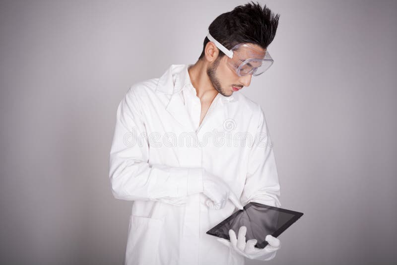 Man electronic technical stock photo. Image of isolated - 40997322