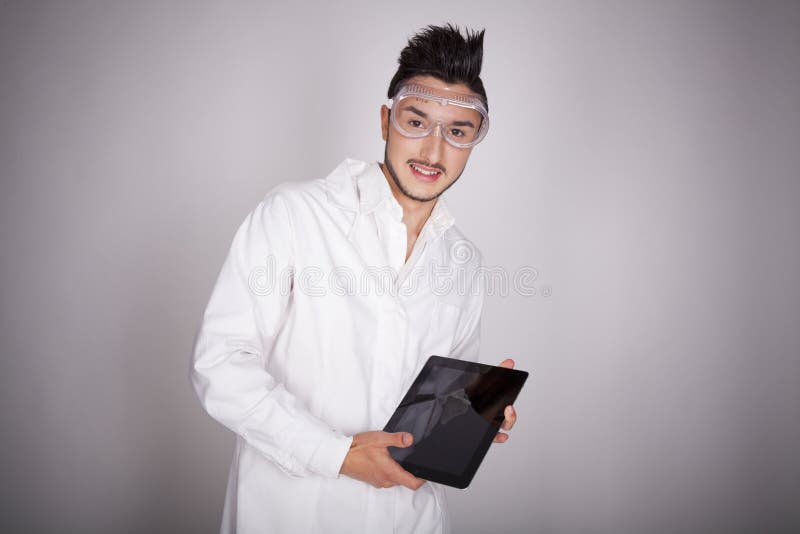 Man electronic technical stock photo. Image of concentrated - 41736572