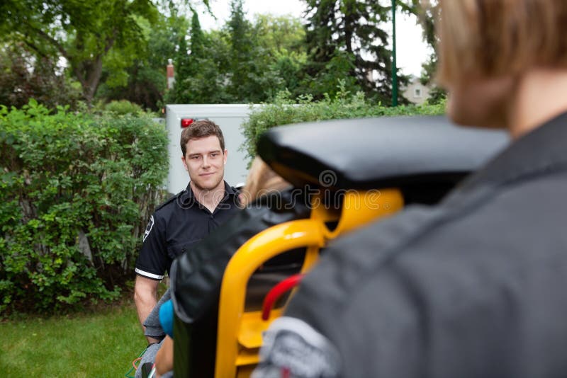 Man Emergency Worker stock photo. Image of profession - 21445020