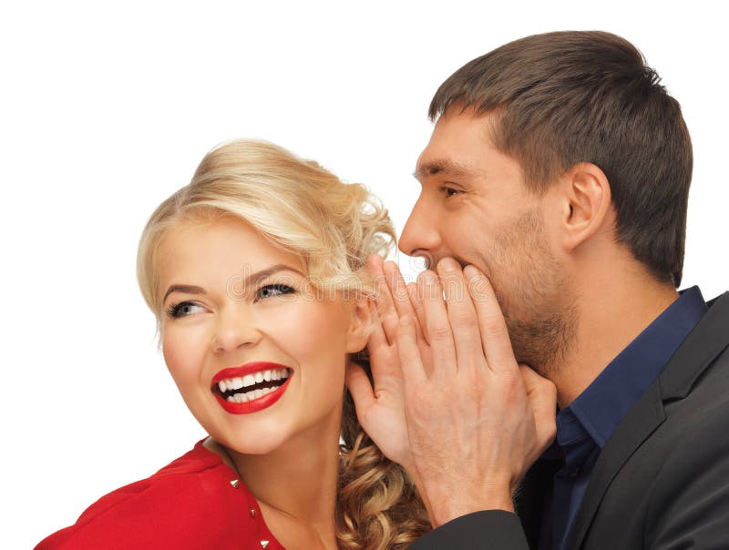 Man En Vrouwen Uitspreidende Roddel Stock Foto - Image of begrip ...