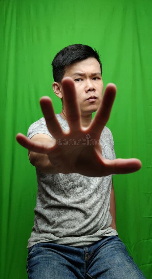 Playful Hand Gestures, Adding a Touch of Dynamism Stock Image - Image ...