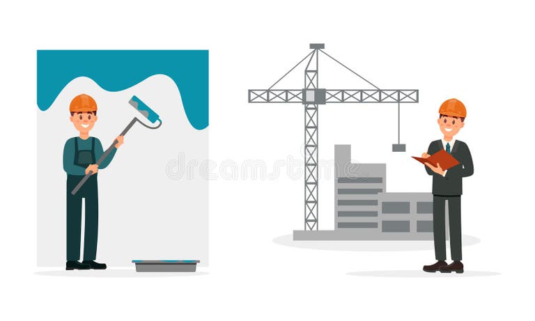 Civil Engineer Painting Stock Illustrations – 77 Civil Engineer ...