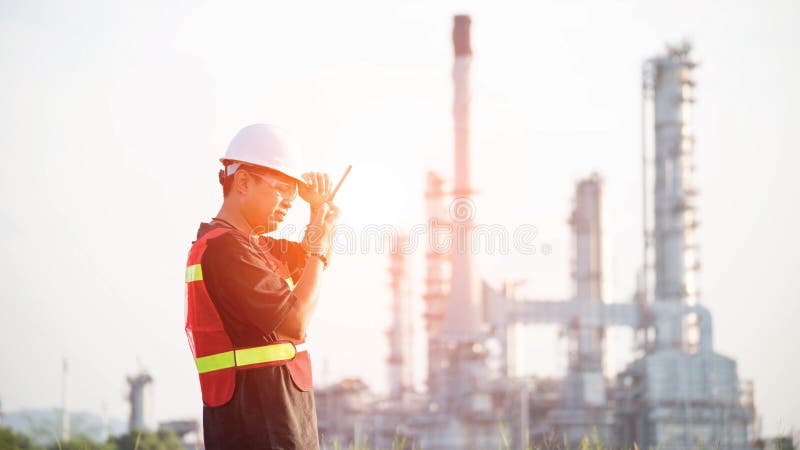 The Man Engineer at Power Plant, Stock Image - Image of adult ...