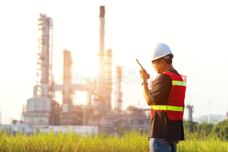 The Man Engineer at Power Plant, Stock Image - Image of engineer ...