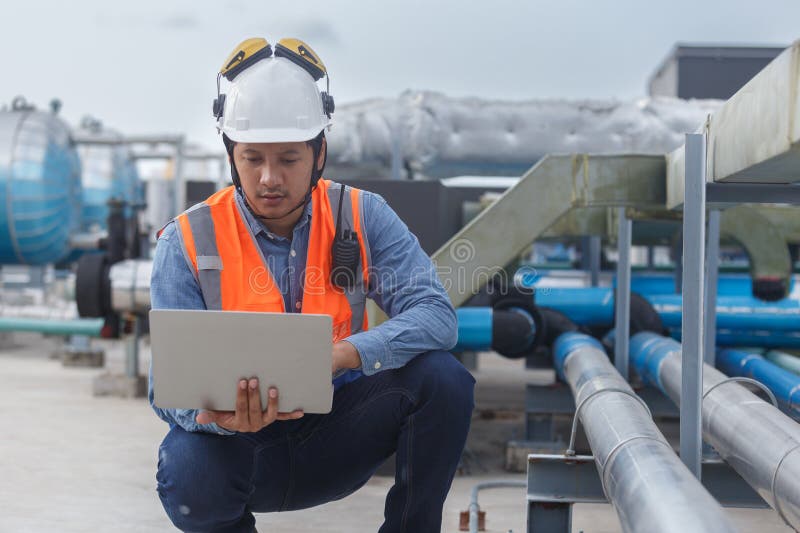 257 Male Working Laptop Building Rooftop Stock Photos - Free & Royalty ...