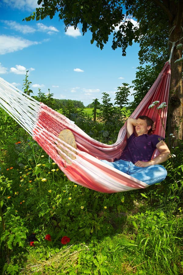 Man enjoying his hammock stock photo. Image of location - 14992460 Man enjoying his hammock stock photo. Image of location - 14992460